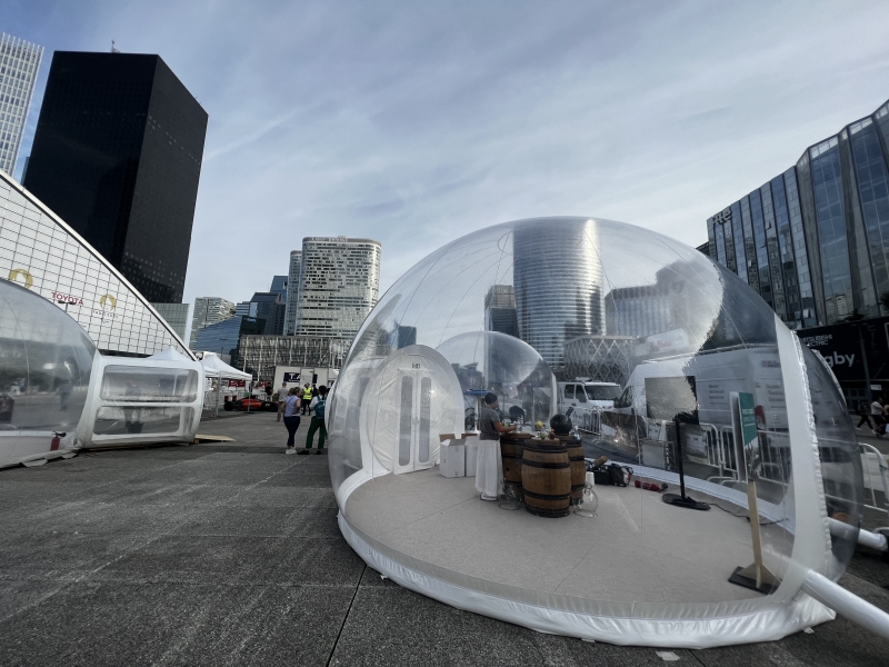 Bulle pour showroom / pop-up store