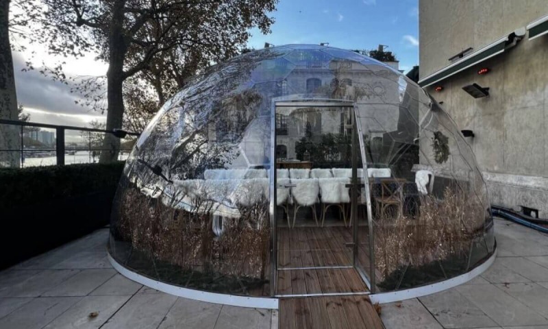 Dômes transparents | Spécialiste igloo, dôme, bulle, sphère ...